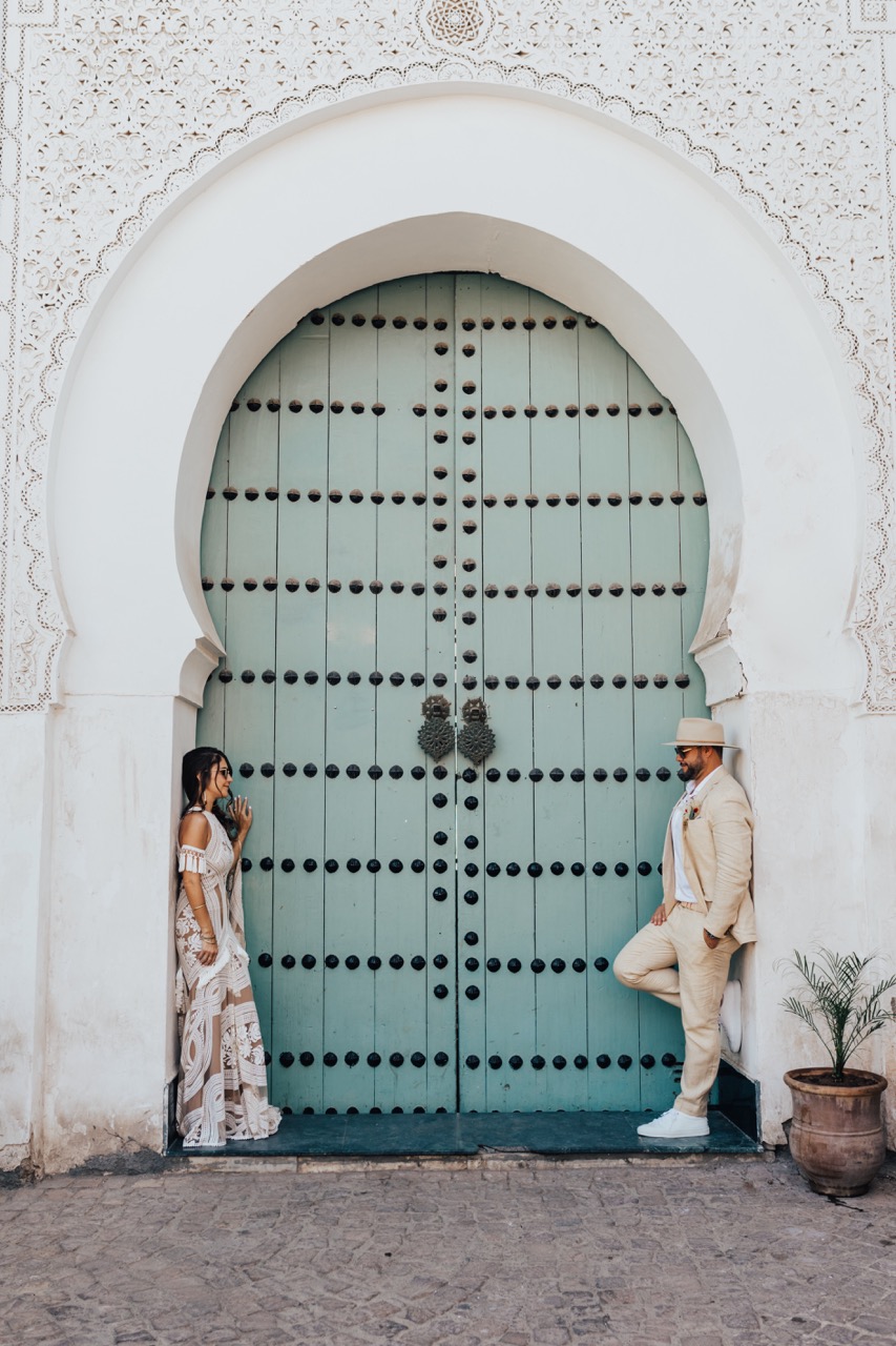 A Chic Elopement in Marrakech: Mike and Aleigha's Romantic Journey ...